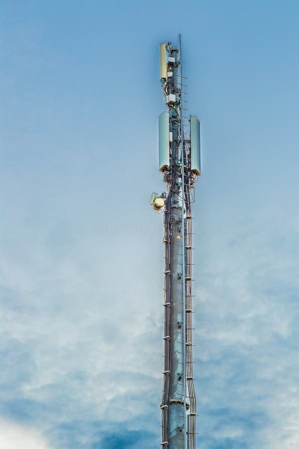 Cell tower stock image. Image of telecommunication, technology - 71624559