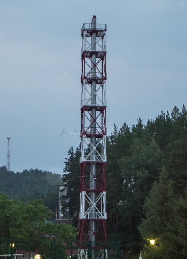 Cell Tower for Telephone Network and Digital Communication on the ...