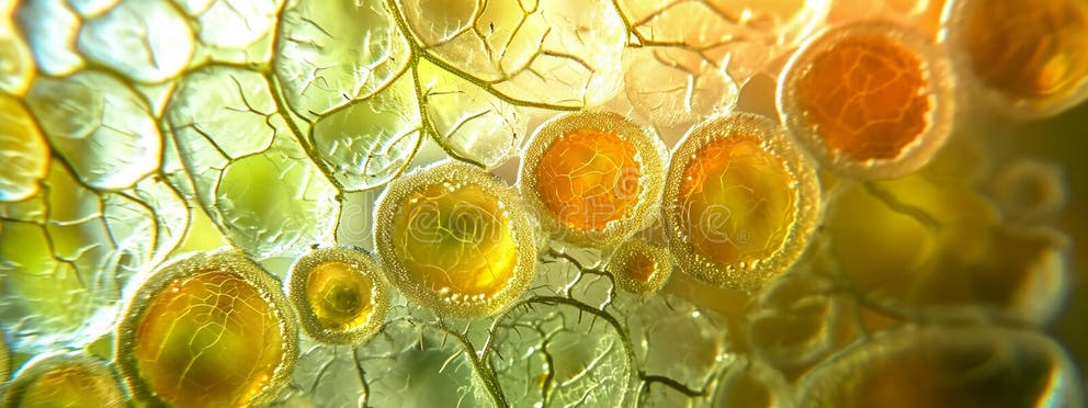 Cell Under a Microscope. Selective Focus Stock Image - Image of ...