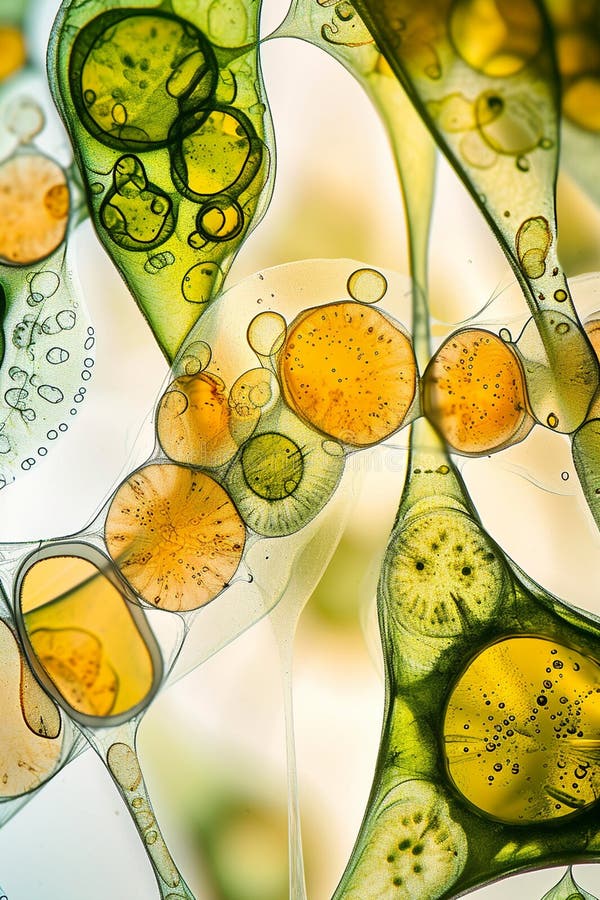 Cell Under a Microscope. Selective Focus Stock Photo - Image of ...