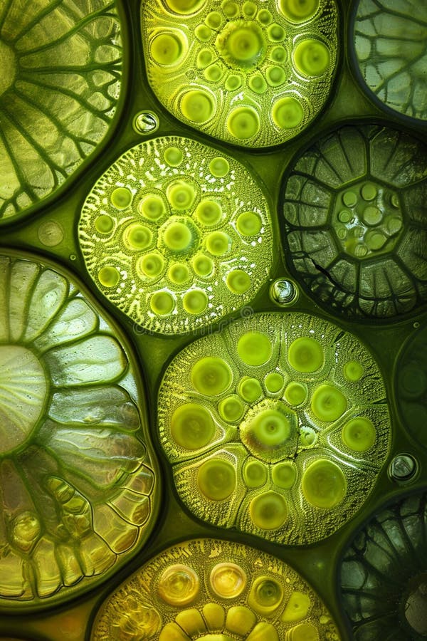 Cell Under a Microscope. Selective Focus Stock Image - Image of ...