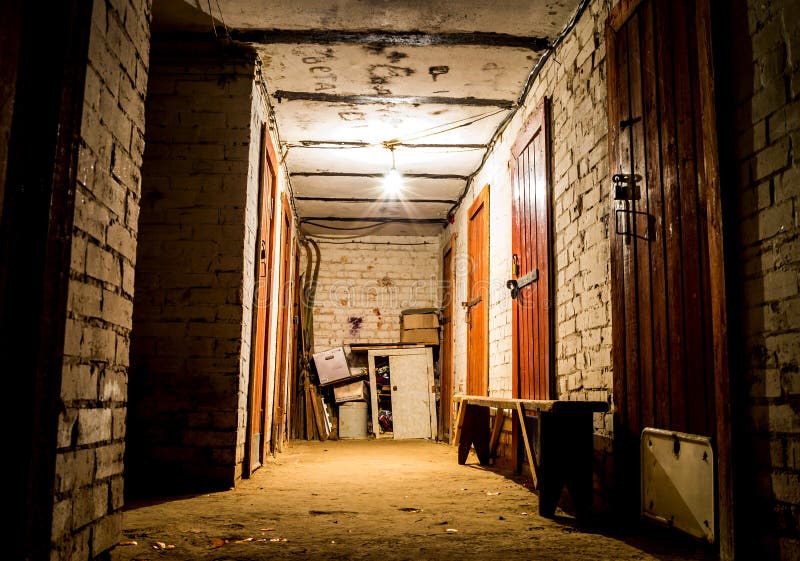 Cellar Vault Lamp Light Night Door Stock Image - Image of february ...