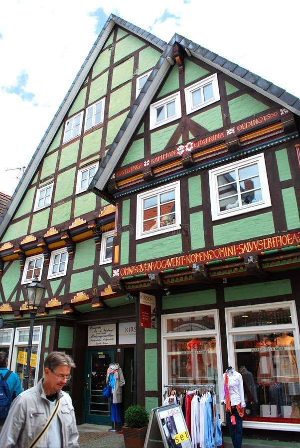 The View of the Historical Center of Celle Editorial Stock Photo ...