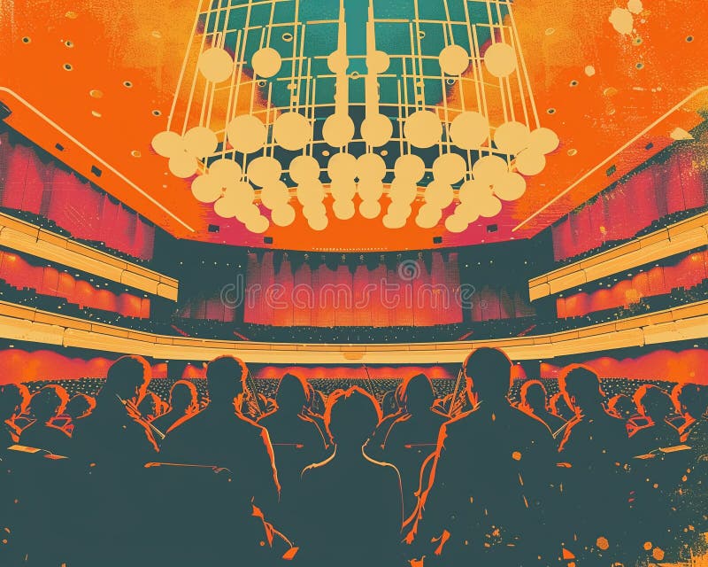 Cellists in Synchronized High-speed Performance, Deep Focus, Warm Stage ...