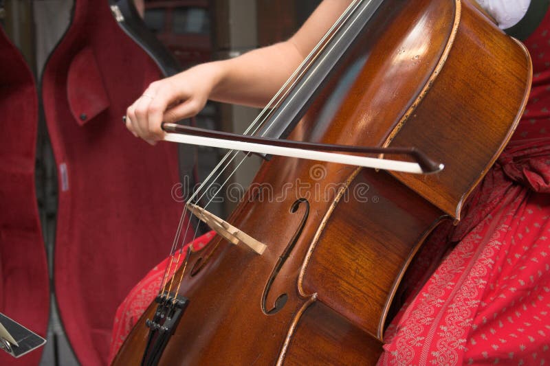 Cello stock photo. Image of playing, concert, instrument - 1264768