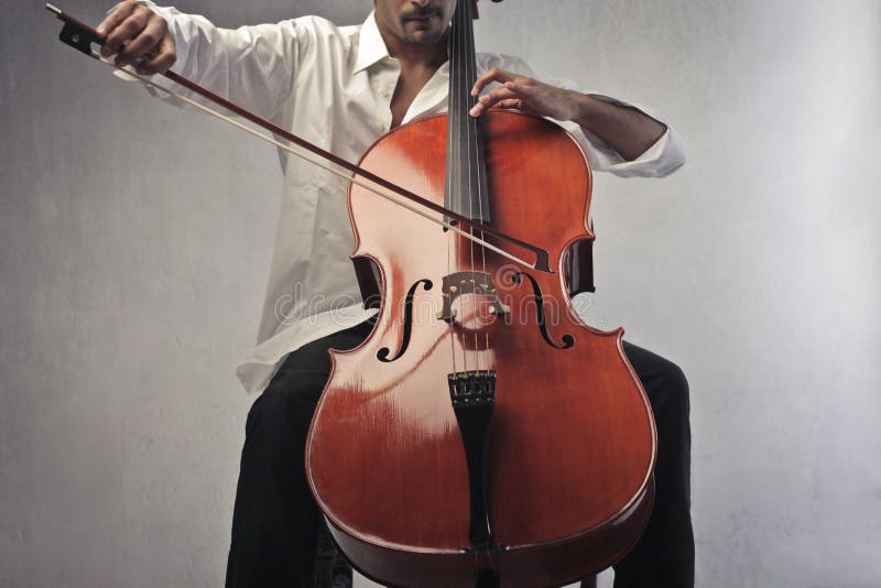 Cello stock photo. Image of career, atmosphere, player - 22378868