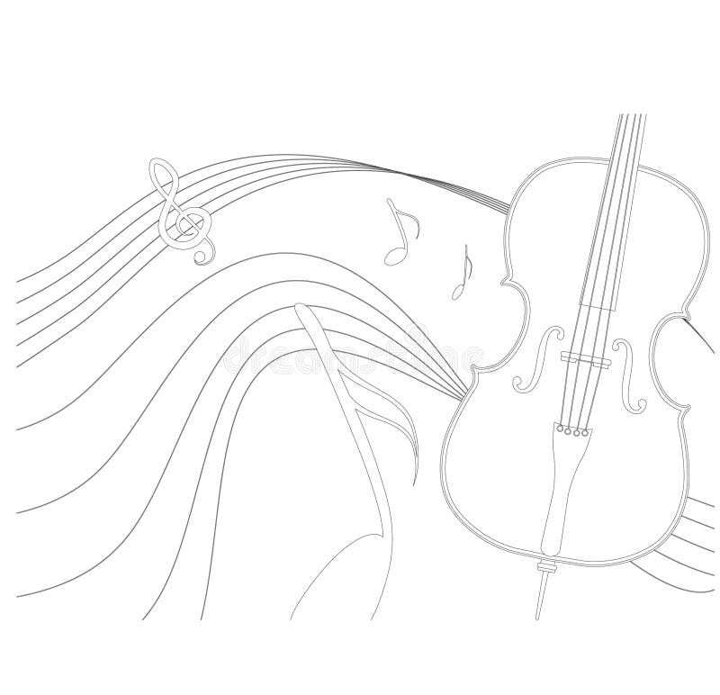 Cello Outline Stock Illustrations – 1,668 Cello Outline Stock ...