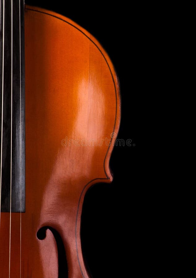 Cello Auf Einem Schwarzen Hintergrund Bild. Bild: 8499965