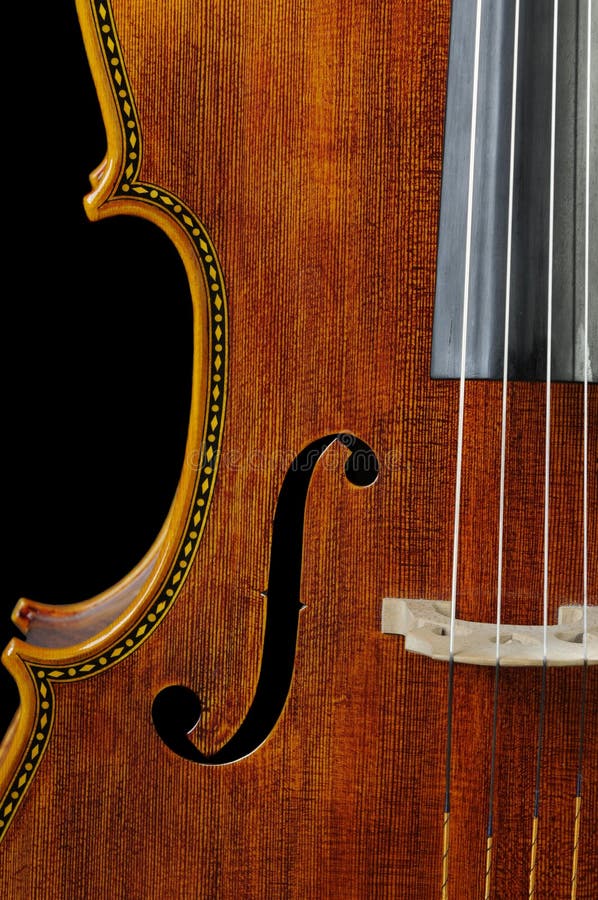 Cello Auf Einem Schwarzen Hintergrund Stockbild - Bild von opus, sonate ...