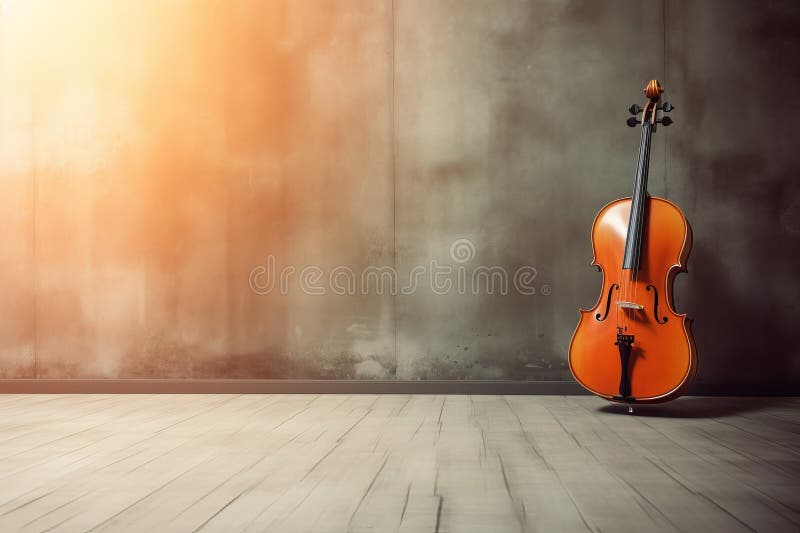 Cello Background Instrument. Generate Ai Stock Illustration ...