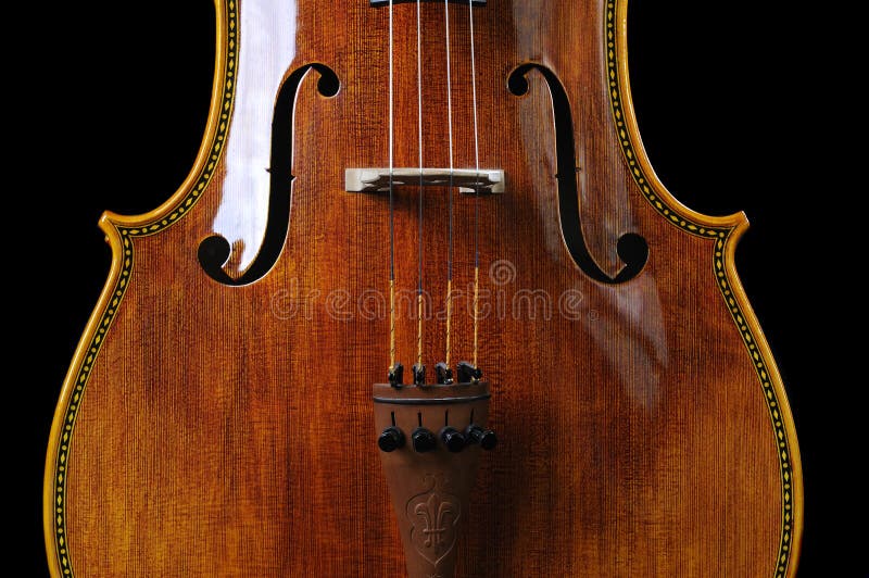 Cello On A Black Background Picture. Image: 8499965