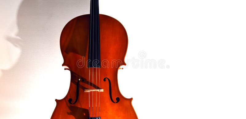 Cello Closeup in Dramatic Light Stock Image - Image of dramatic ...