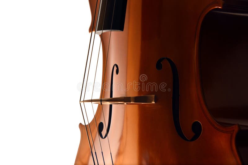 Cello Closeup in Dramatic Light Stock Image - Image of dramatic ...