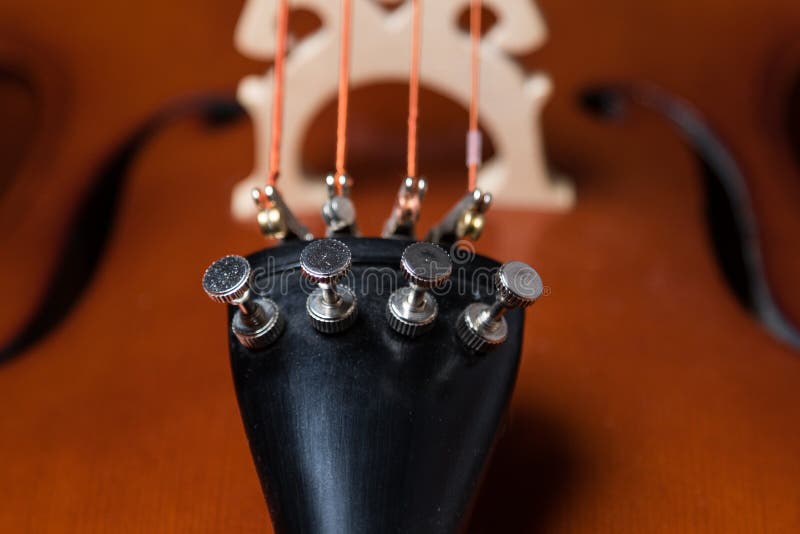 Detail of the Cello Being Played during the Concert Stock Image - Image ...