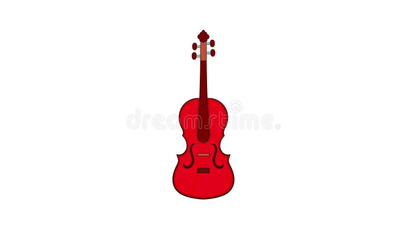 Cello icon animation stock video. Video of graphic, classic - 224228861