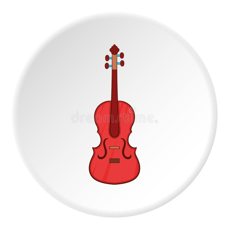 Cello icon, cartoon style stock vector. Illustration of equipment ...