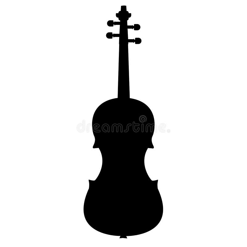 Cello Icon on White Background. Cello Logo. Flat Style Stock Vector ...