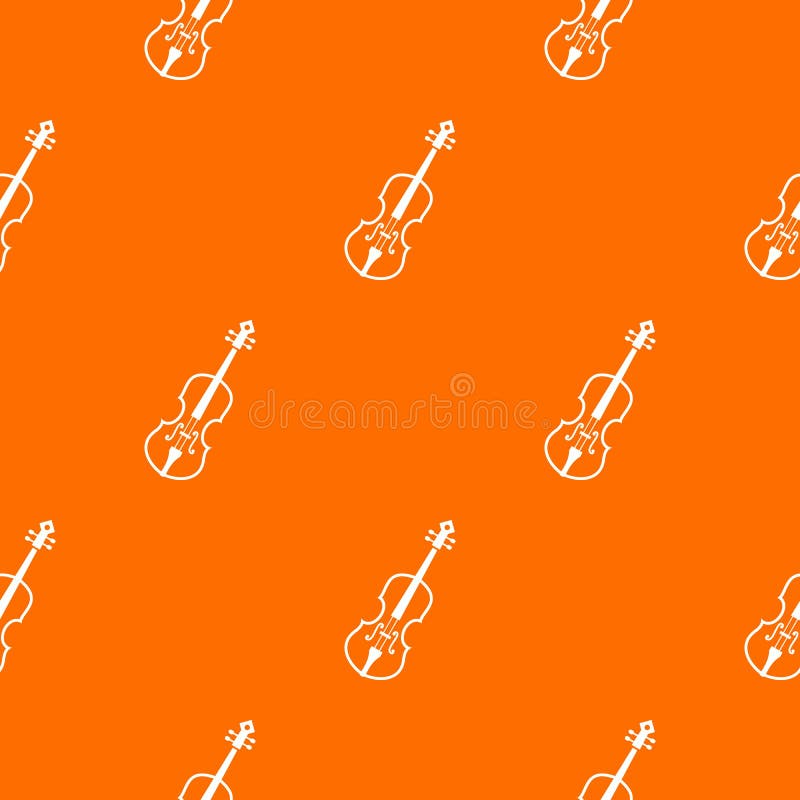 Cello pattern seamless stock vector. Illustration of fiddle - 106376668