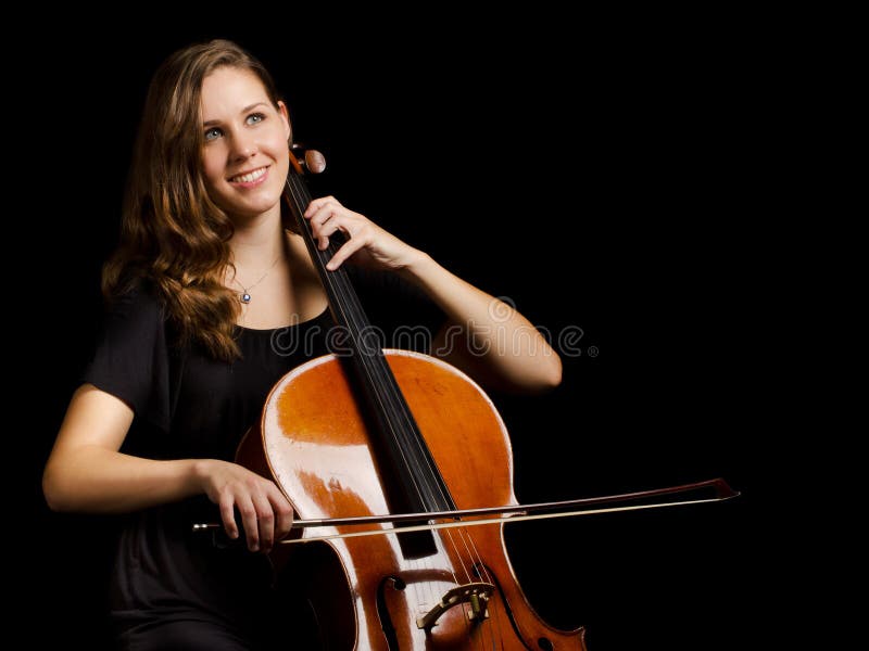 Cello musician stock image. Image of fiddler, performer - 23294457