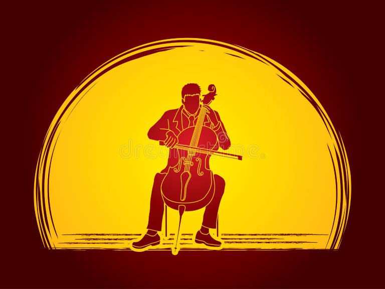 Cello Player Stock Illustrations – 2,447 Cello Player Stock ...