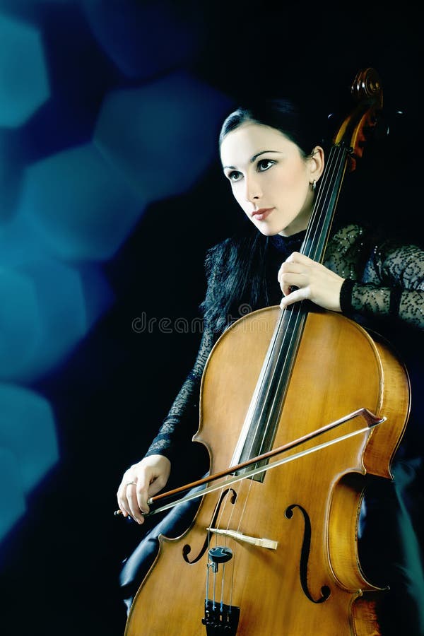 Cello music stock photo. Image of music, player, orchestra - 16845764