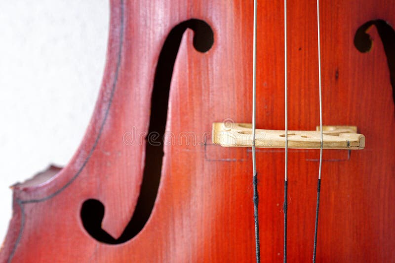 Cello Strings and F-holes. Old Brown Cello Stock Photo - Image of brown ...
