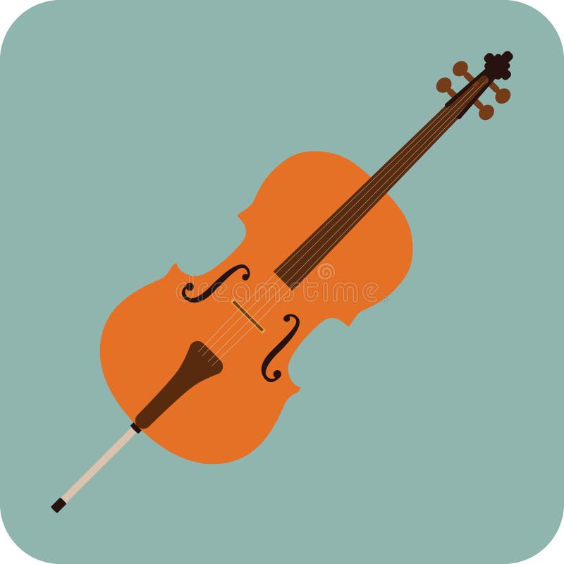 Cello. Vector Illustration Decorative Design Stock Vector ...