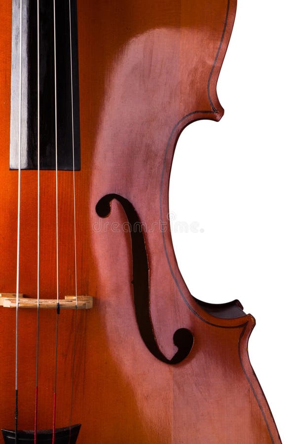 Cello on a White Background. Stock Image - Image of performance ...