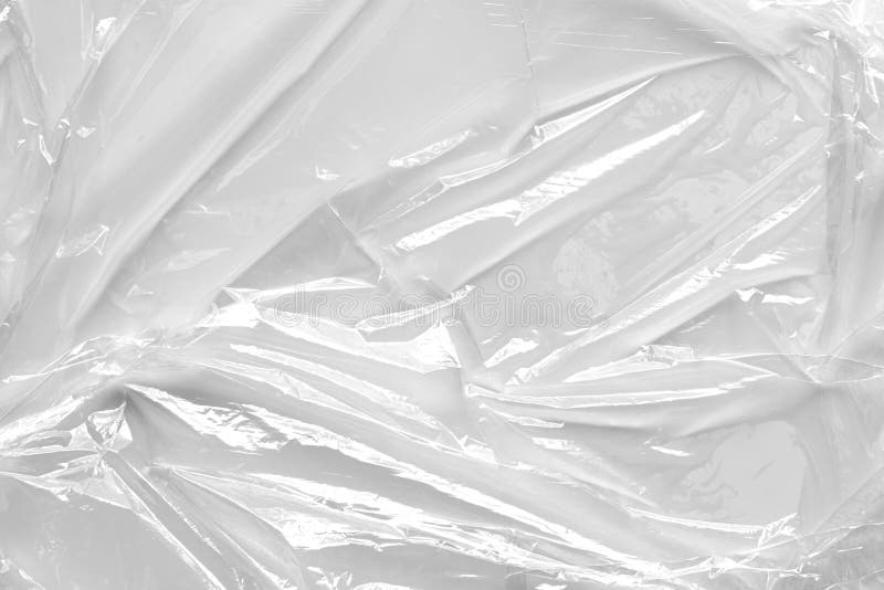 Cellophane Plastic Wrinkle Clear Surface for Macro Light Gray Abstract ...