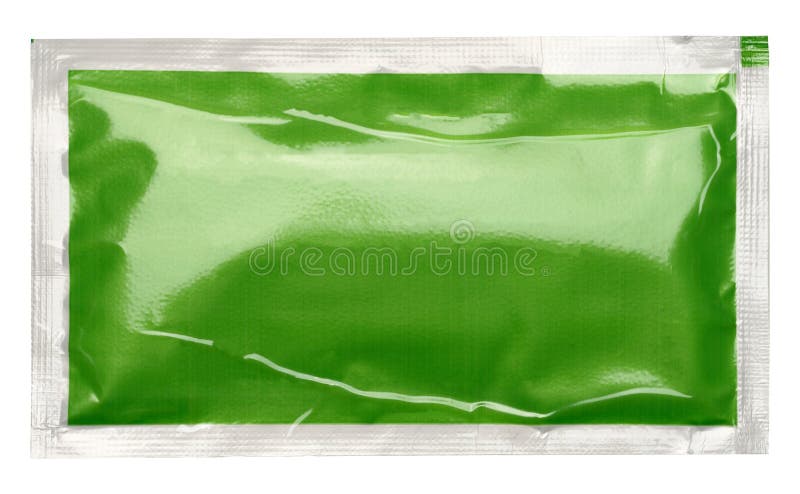 Cellophane Rectangular Green Sachet for Wet Wipes, Sugar and Spices ...