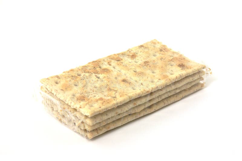Cellophane Wrapped Wheat Crackers Stock Photo - Image of product ...