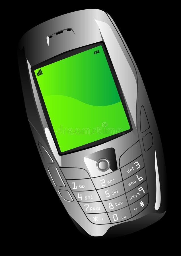 Phone Nokia 3310 Vintage Pattern Stock Vector - Illustration of ...