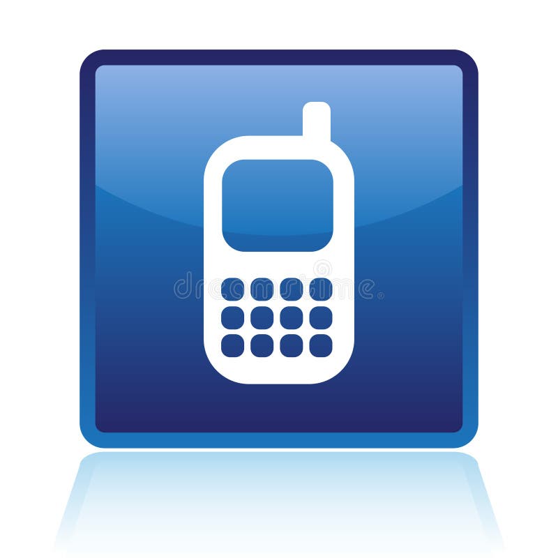 Cellphone icon stock illustration. Illustration of call - 51569006