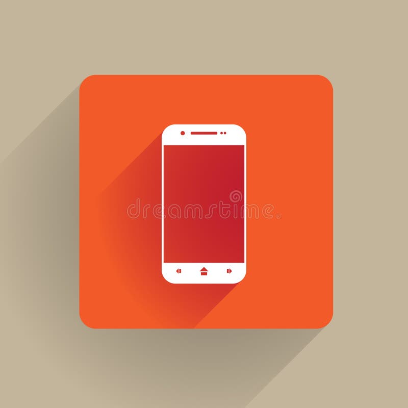 Cellphone icon stock illustration. Illustration of graphic - 51569002