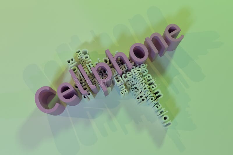 Cellphone, ICT, Information Technology Keyword Words Cloud. for Web ...