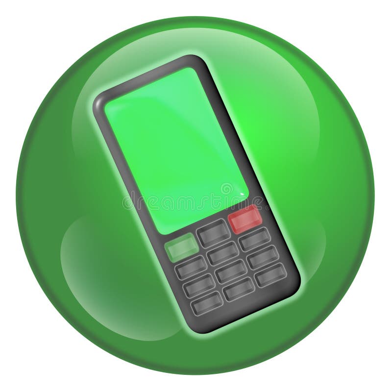 Cell Phone stock vector. Illustration of conversation - 9403263