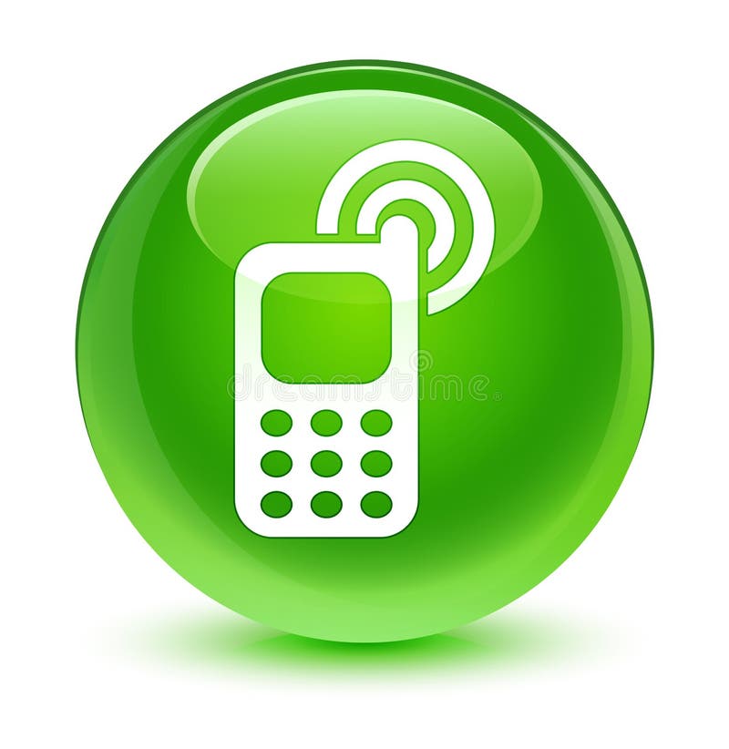 Phone Ringing Icon Green Round Button Stock Illustrations – 43 Phone ...