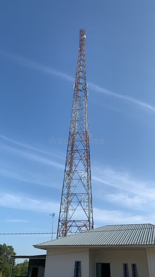 Cellphone Signal Transmitter Stock Photo - Image of cellphone ...