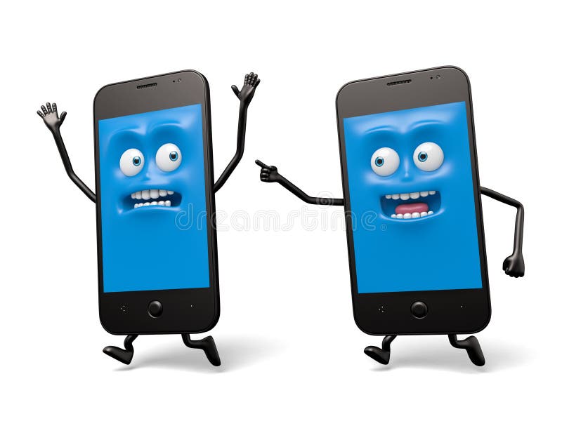 Two Cellphones Stock Illustrations – 87 Two Cellphones Stock ...