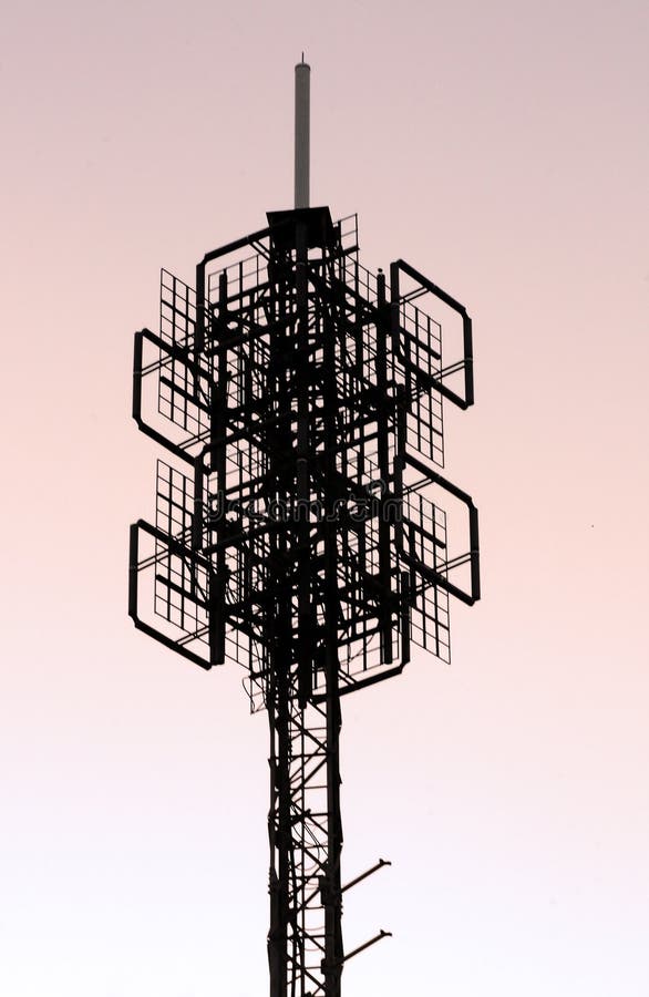 Cellphone tower structure stock image. Image of radio - 7253115