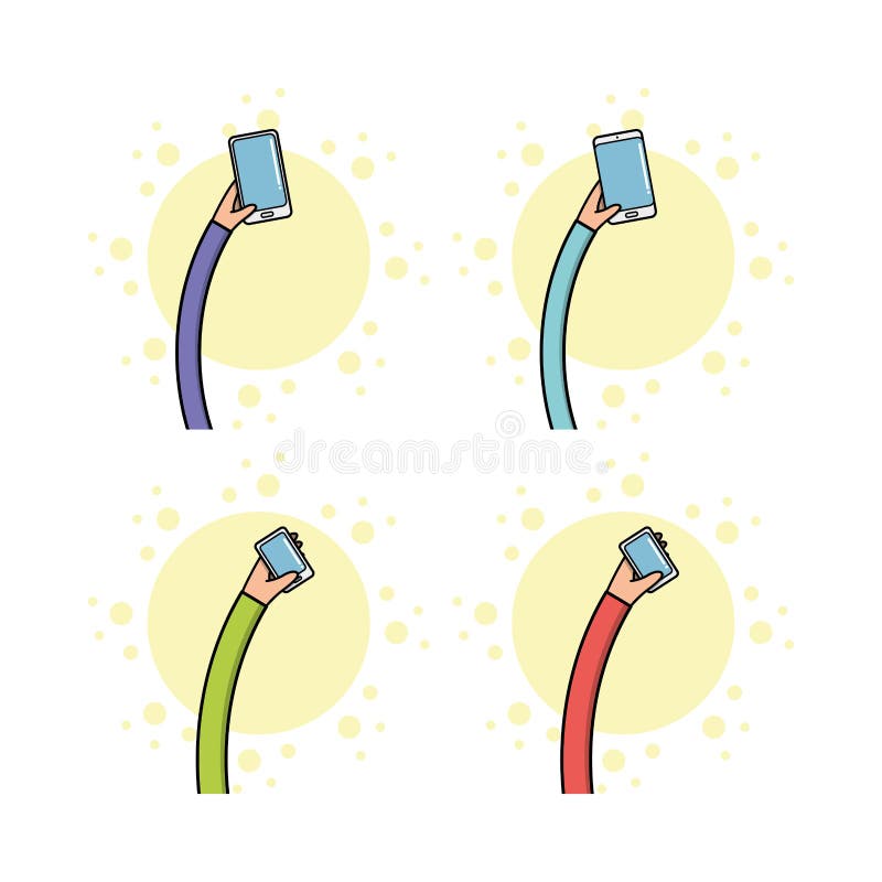 Cellphones and tablets stock illustration. Illustration of clipart ...