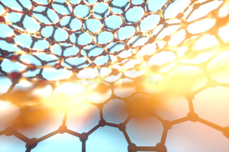 Cells and Biological Chain,molecules and Abstract Conception,3d ...