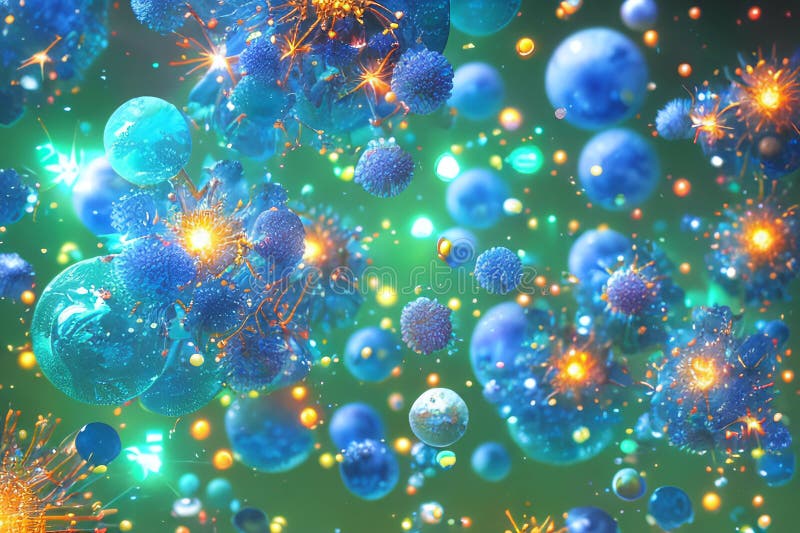 Cells in Various Colors and Shapes,. Data, Research, Science Concept ...