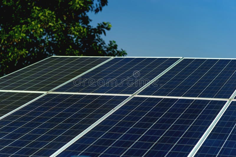 Cells Convert Solar Energy from the Sun into Energy. Solar Cell Concept ...