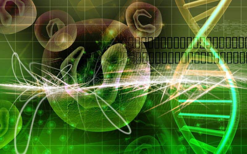 Cells and DNA stock illustration. Illustration of chromosome - 8223594