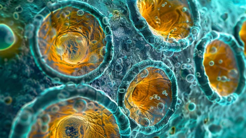 A of Cells Each with Their Unique Shape and Size Seen Under High ...