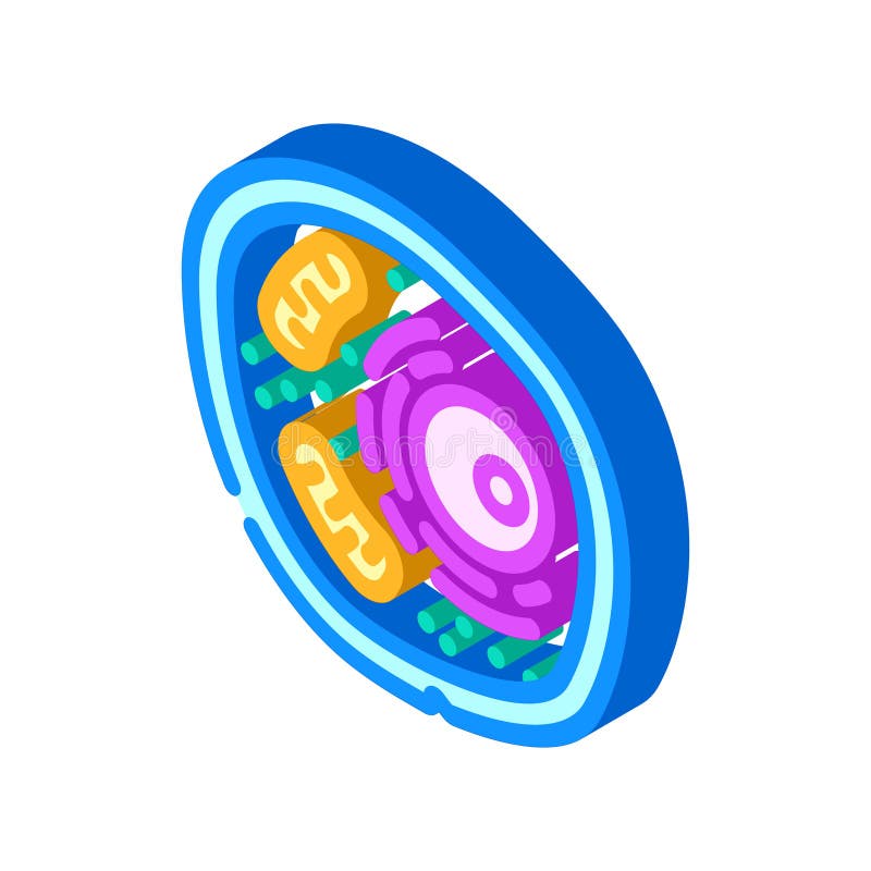 Cells Genetic Engineering Isometric Icon Vector Illustration Stock ...