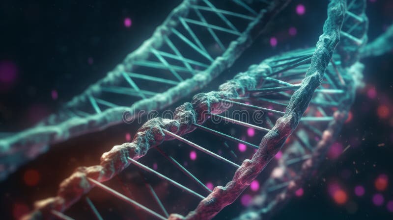 Cells Human DNA. Generative AI Stock Image - Image of embryo, disease ...