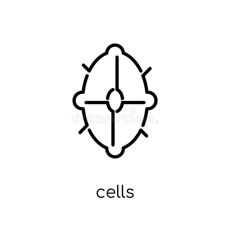 Cells Icon from Science Collection. Stock Vector - Illustration of ...