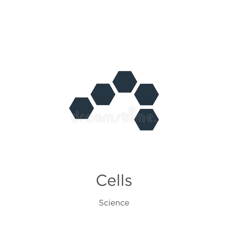 Cells Icon Vector. Trendy Flat Cells Icon from Science Collection ...